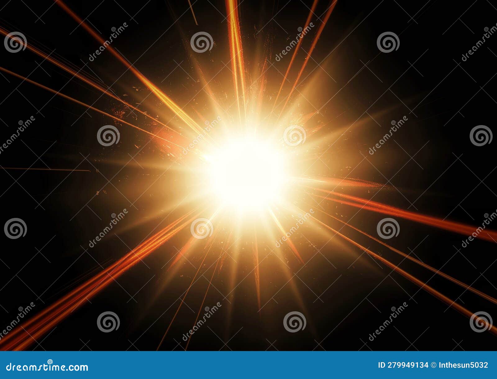 3d Illustration of Colorful Light Exploding Stock Illustration ...