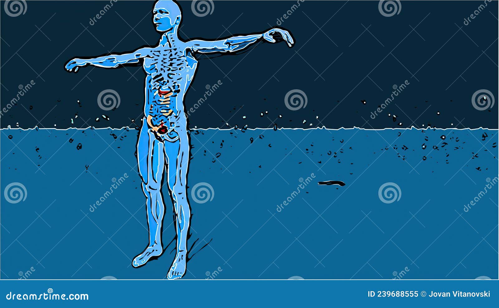 Comic Style - Immunity Against Diseases with Particle Stock ...