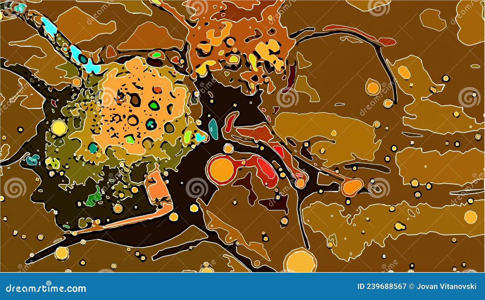 Comic Style - Immunity Against Diseases with Particle Stock ...