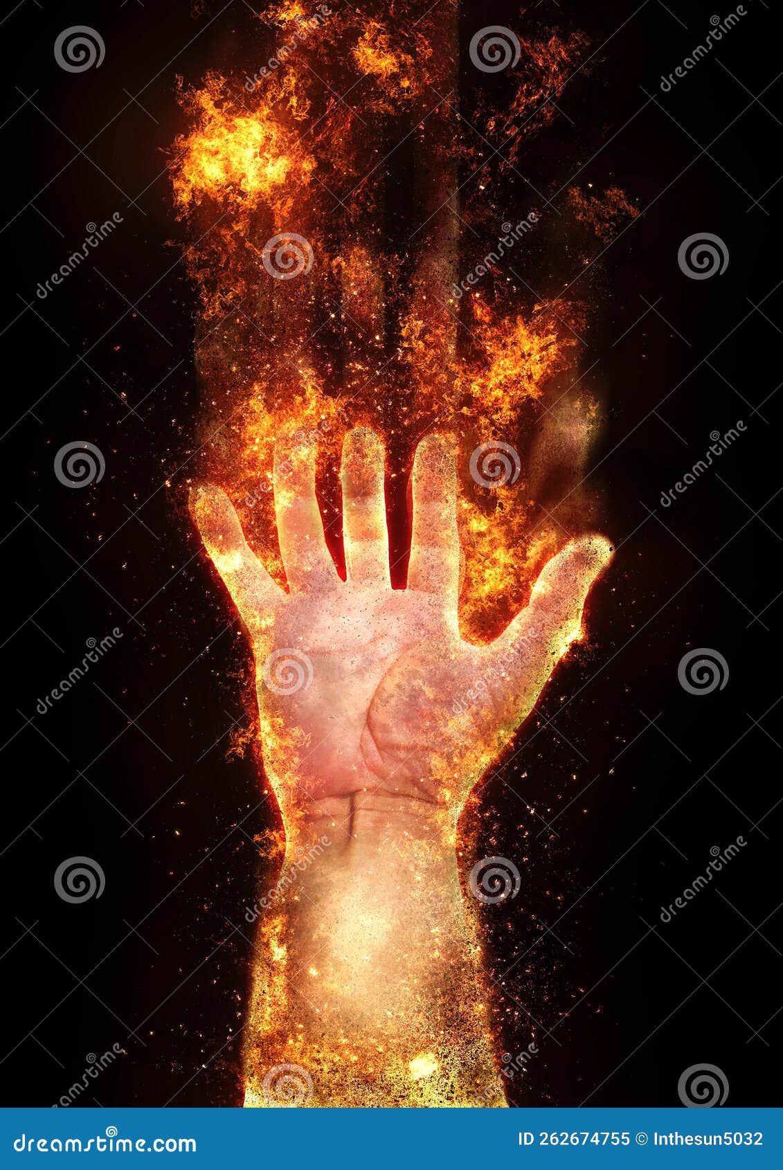 3d Illustration Synthesizing the Effect of an Explosion on the Gesture ...