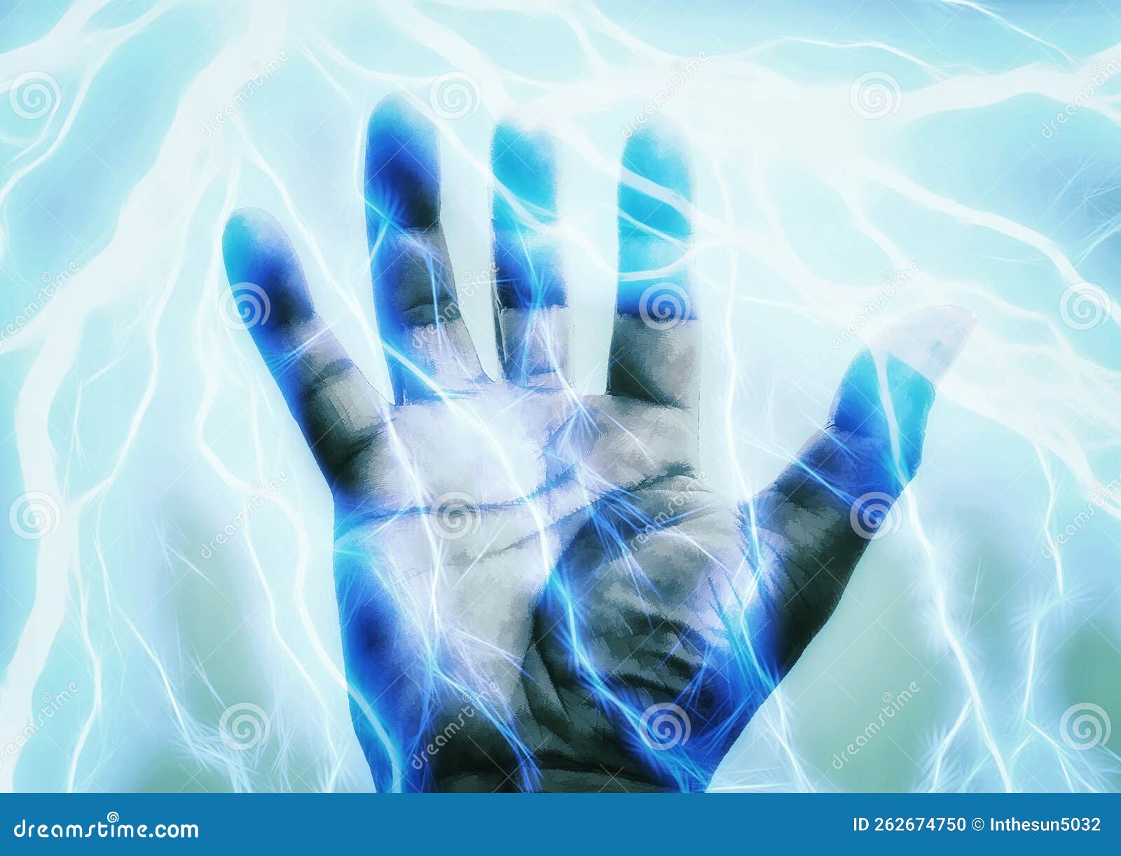 3d Illustration Synthesizing the Effect of an Explosion on the Gesture ...