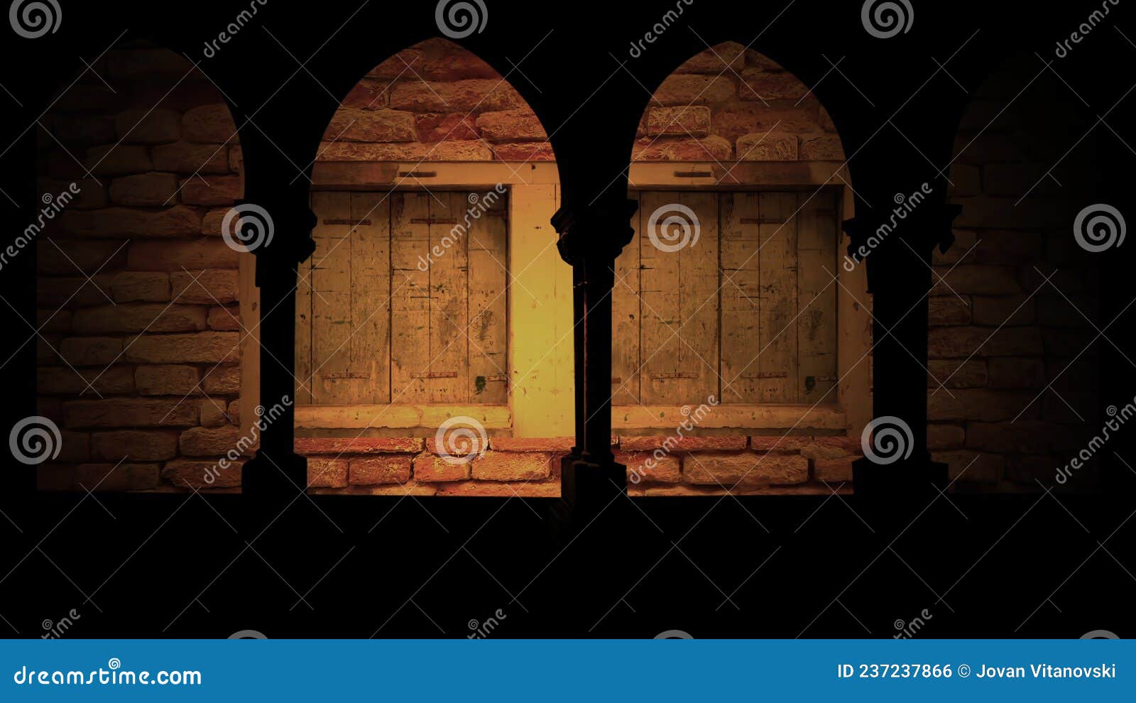 Computer Generated Open Windows on Green Screen Stock Illustration ...