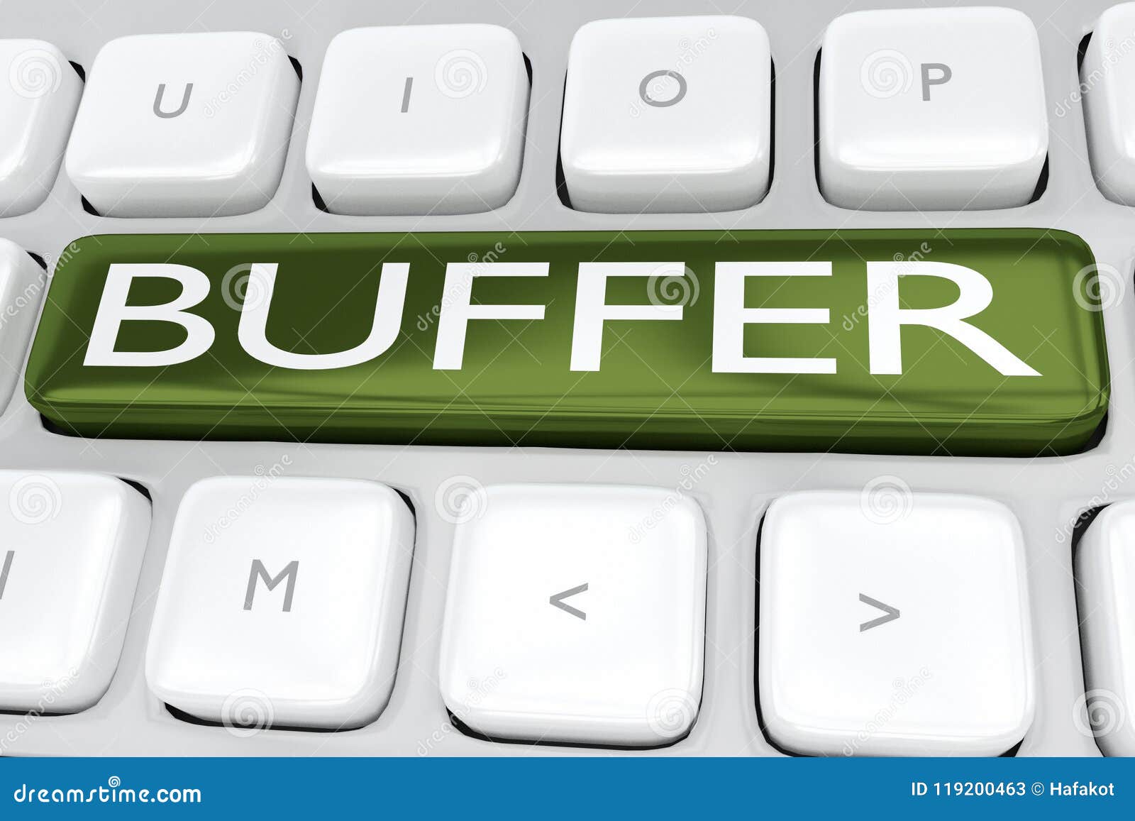 BUFFER - Technological Concept Stock Illustration - Illustration of ...