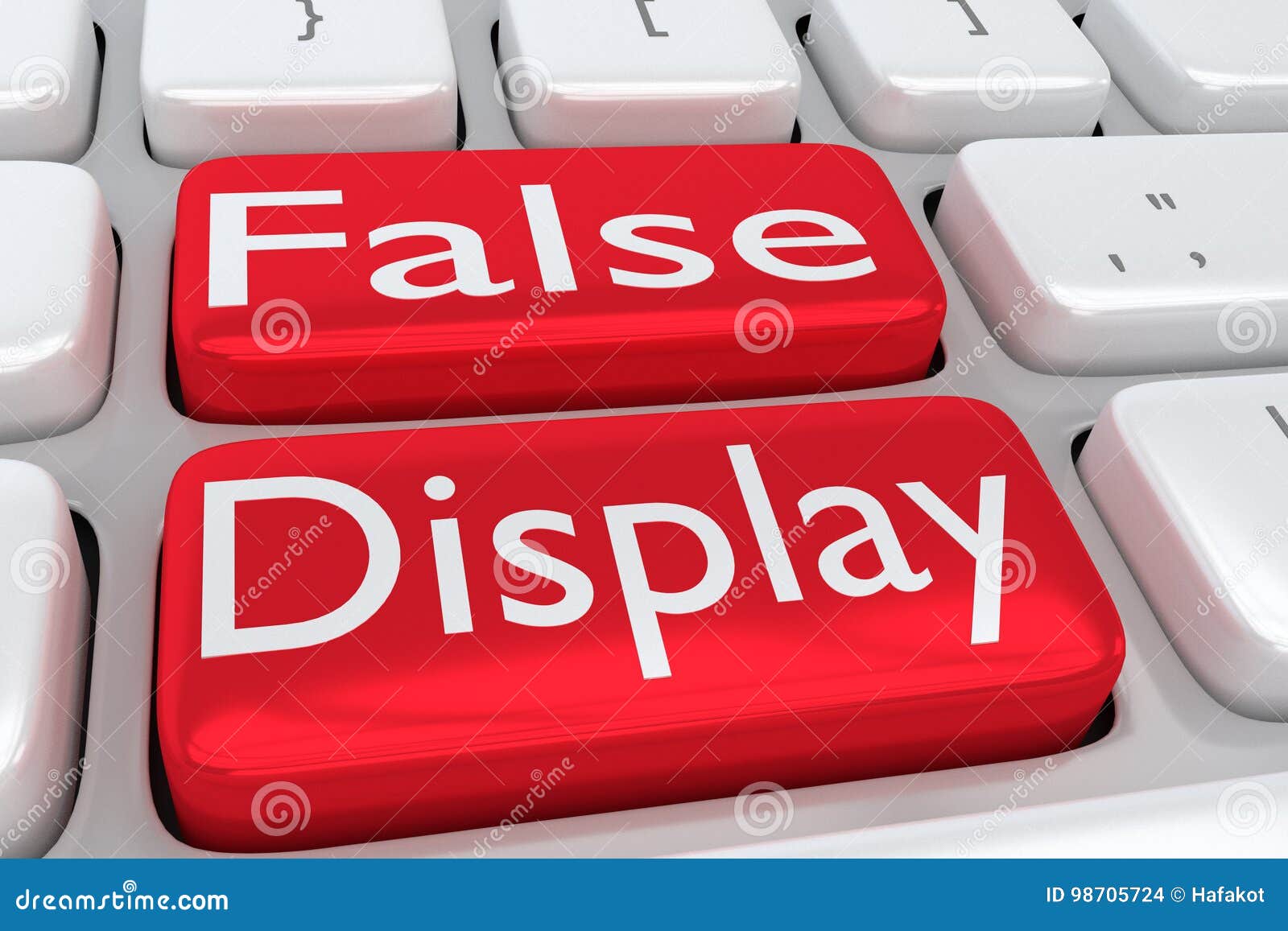 False Display concept stock illustration. Illustration of identify ...