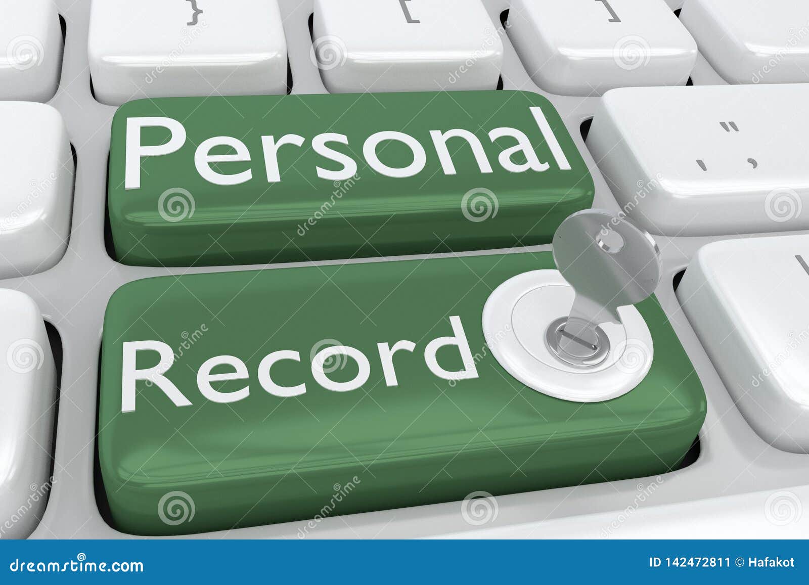 Personal Record concept stock illustration. Illustration of archive ...