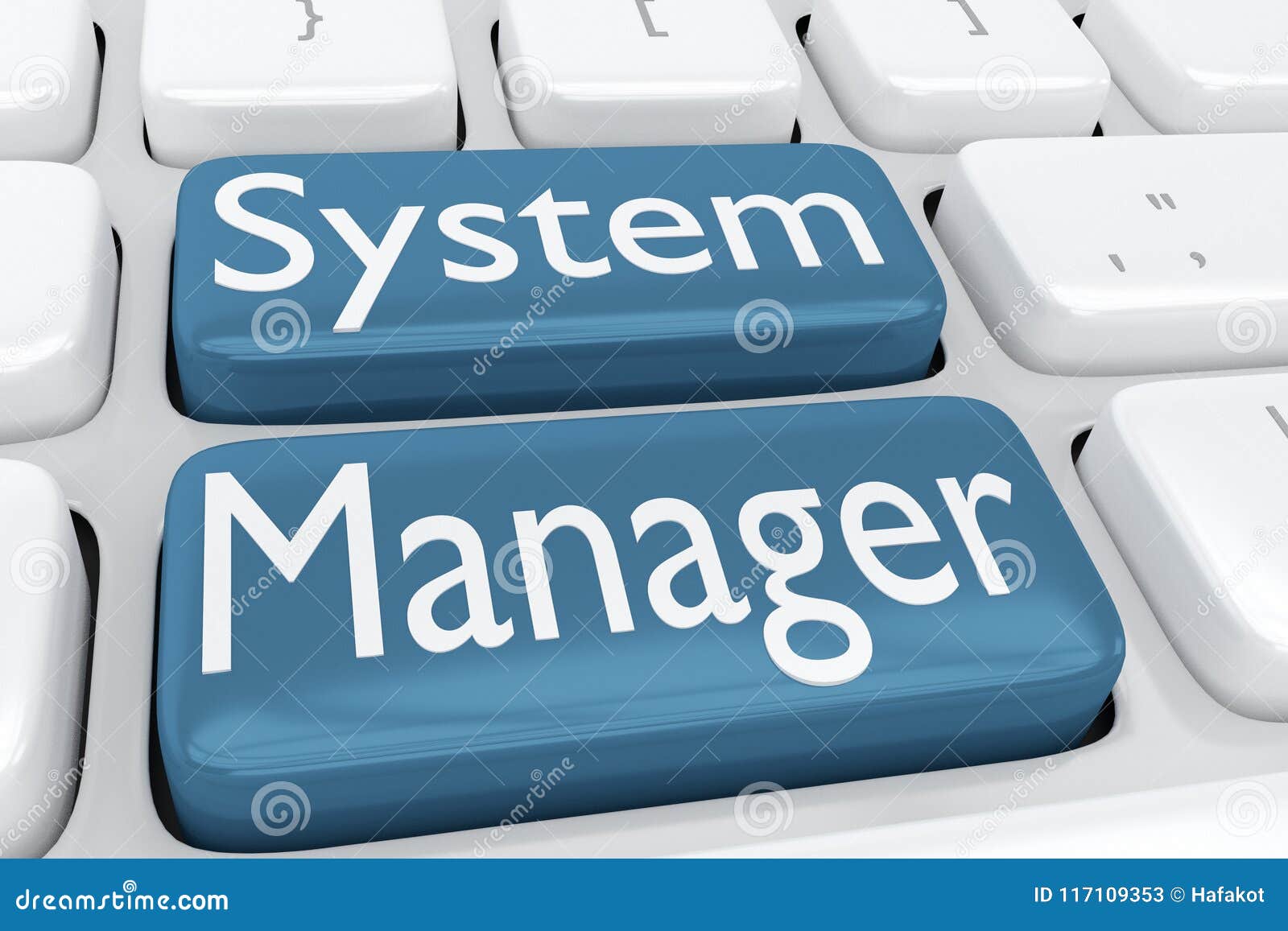 System Manager concept stock illustration. Illustration of data - 117109353