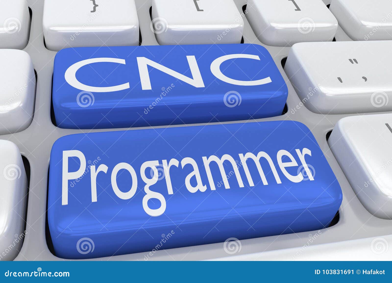 CNC Programmer concept stock illustration. Illustration of machinery ...