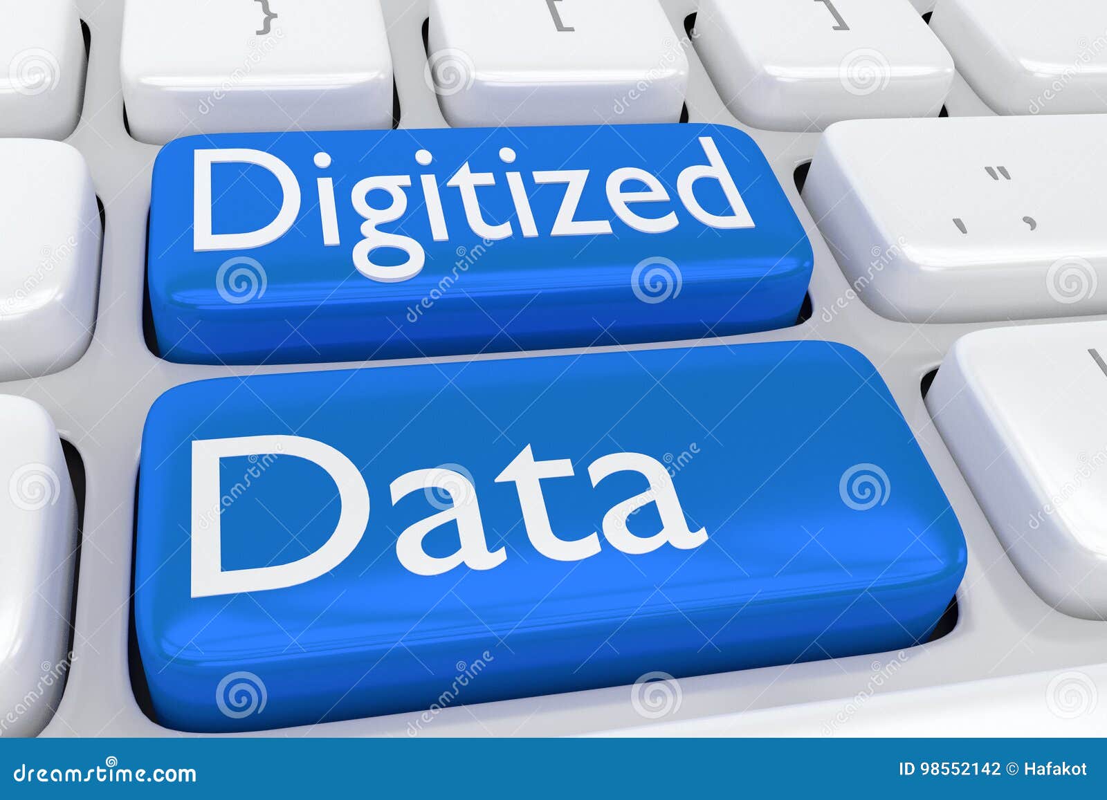 Digitized Data concept stock illustration. Illustration of digital ...