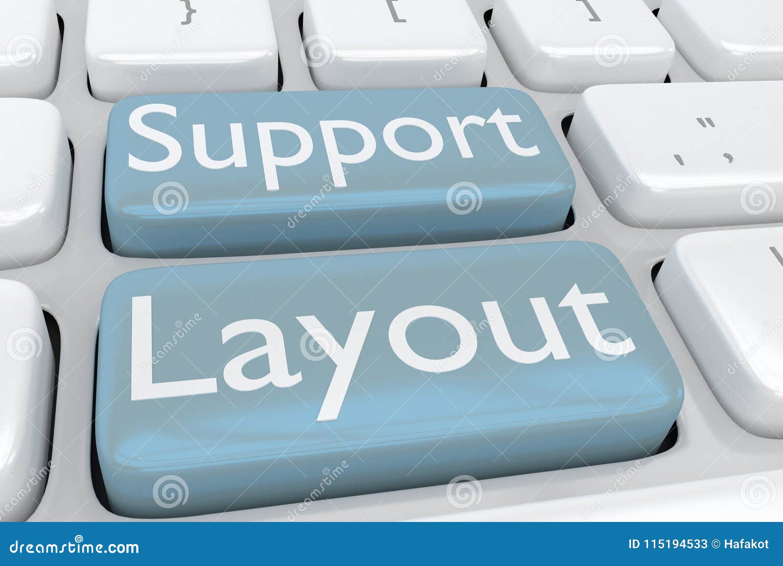 Support Layout concept stock illustration. Illustration of call - 115194533