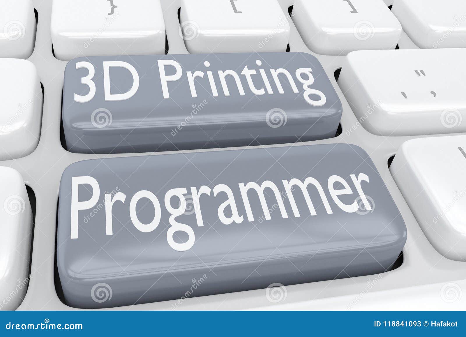3D Printing Programmer Concept Stock Illustration - Illustration of ...