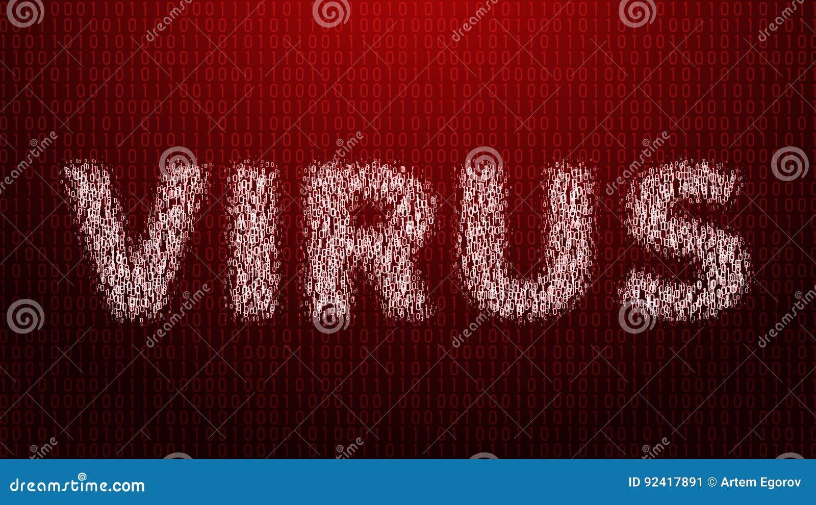 3d Illustration with Concept of Computer Virus Stock Illustration ...