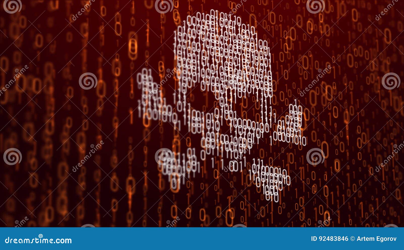 3d Illustration with Concept of Computer Virus Stock Illustration ...