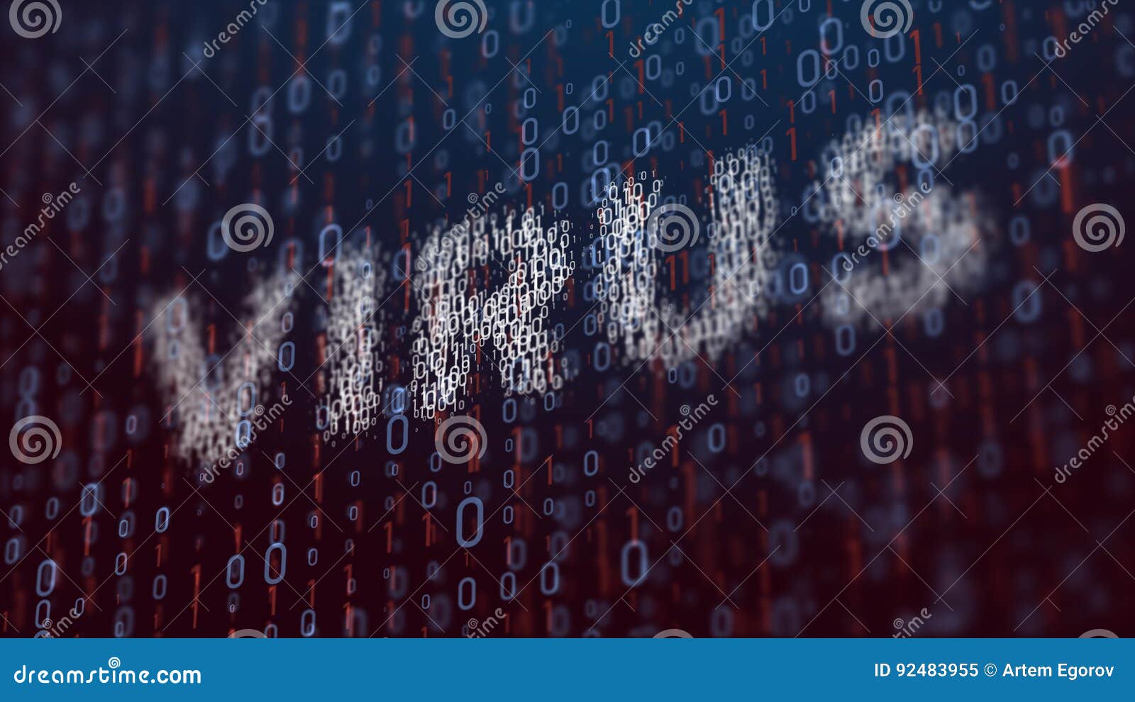 3d Illustration with Concept of Computer Virus Stock Illustration ...