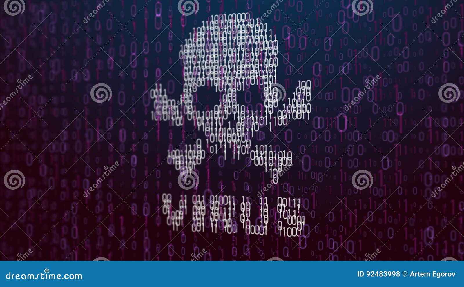 3d Illustration with Concept of Computer Virus Stock Illustration ...