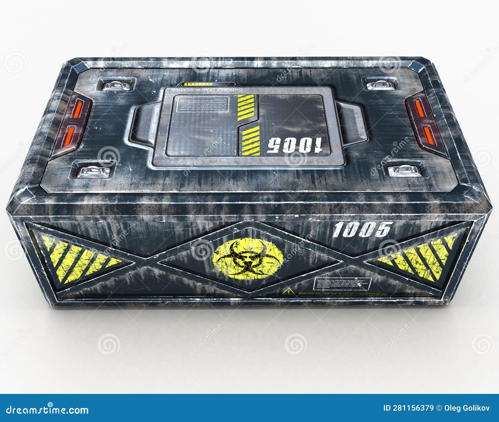 3D Illustration of a Container Concept for Transporting and Storing ...