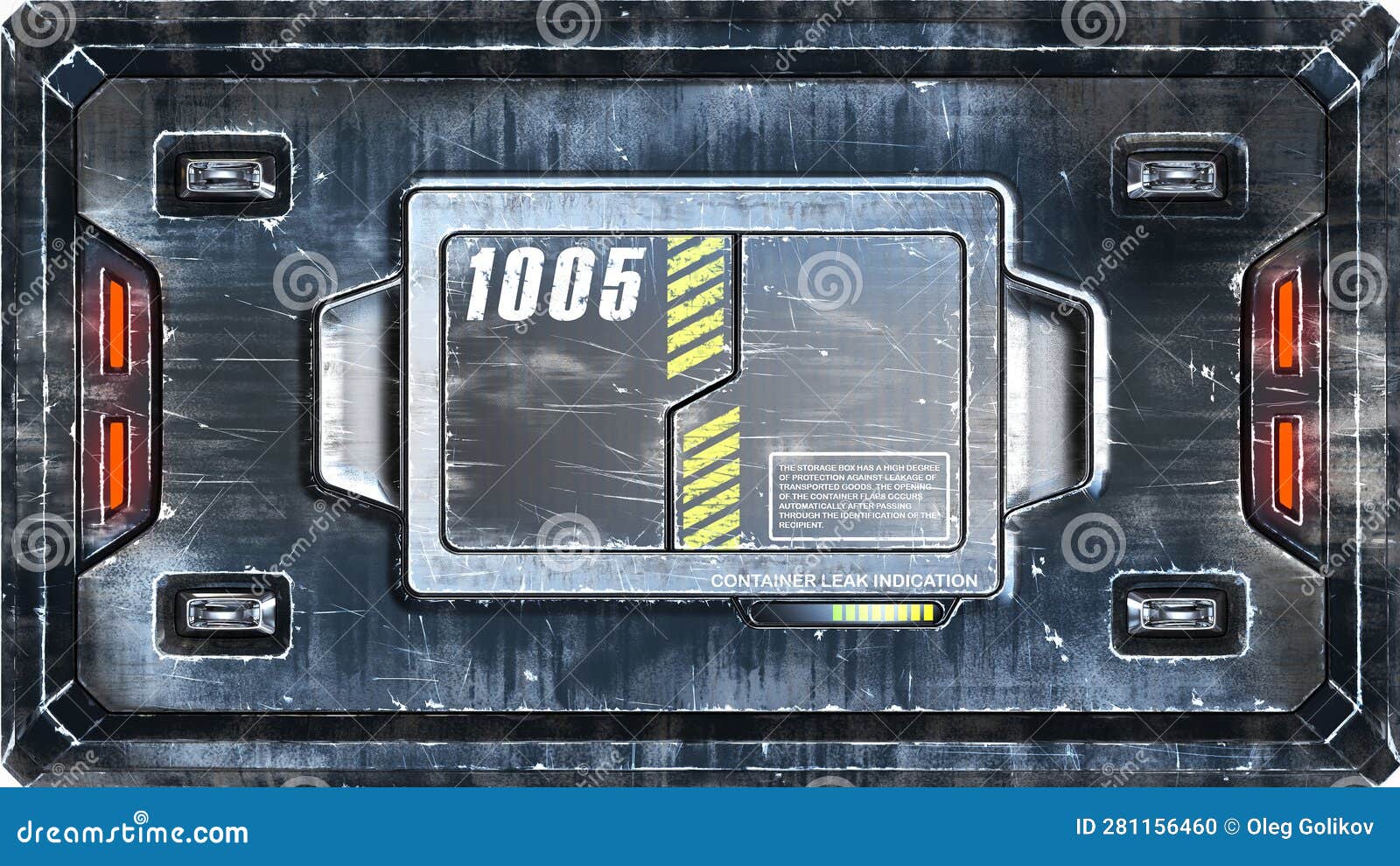 3D Illustration of a Container Concept for Transporting and Storing ...