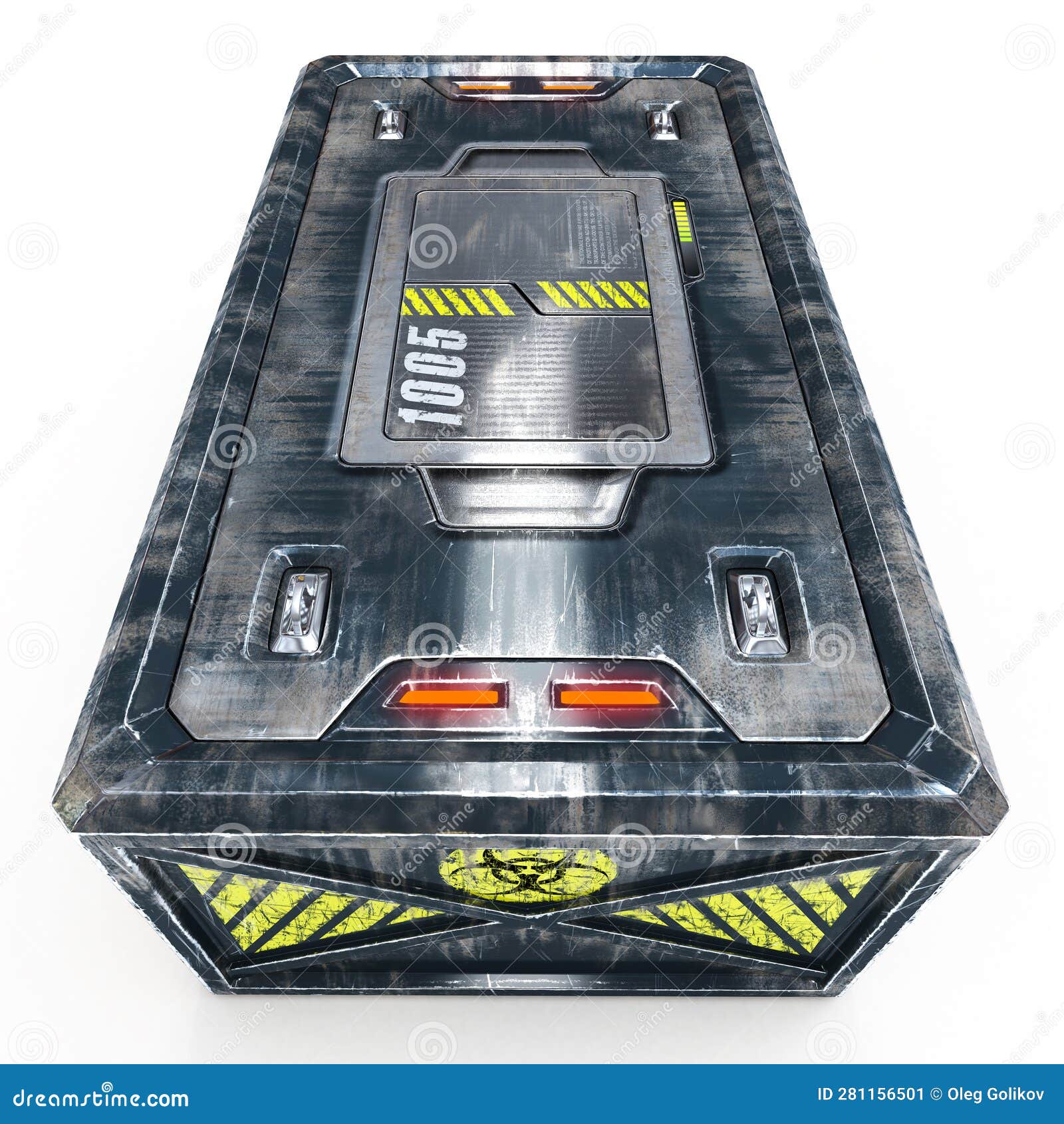 3D Illustration of a Container Concept for Transporting and Storing ...