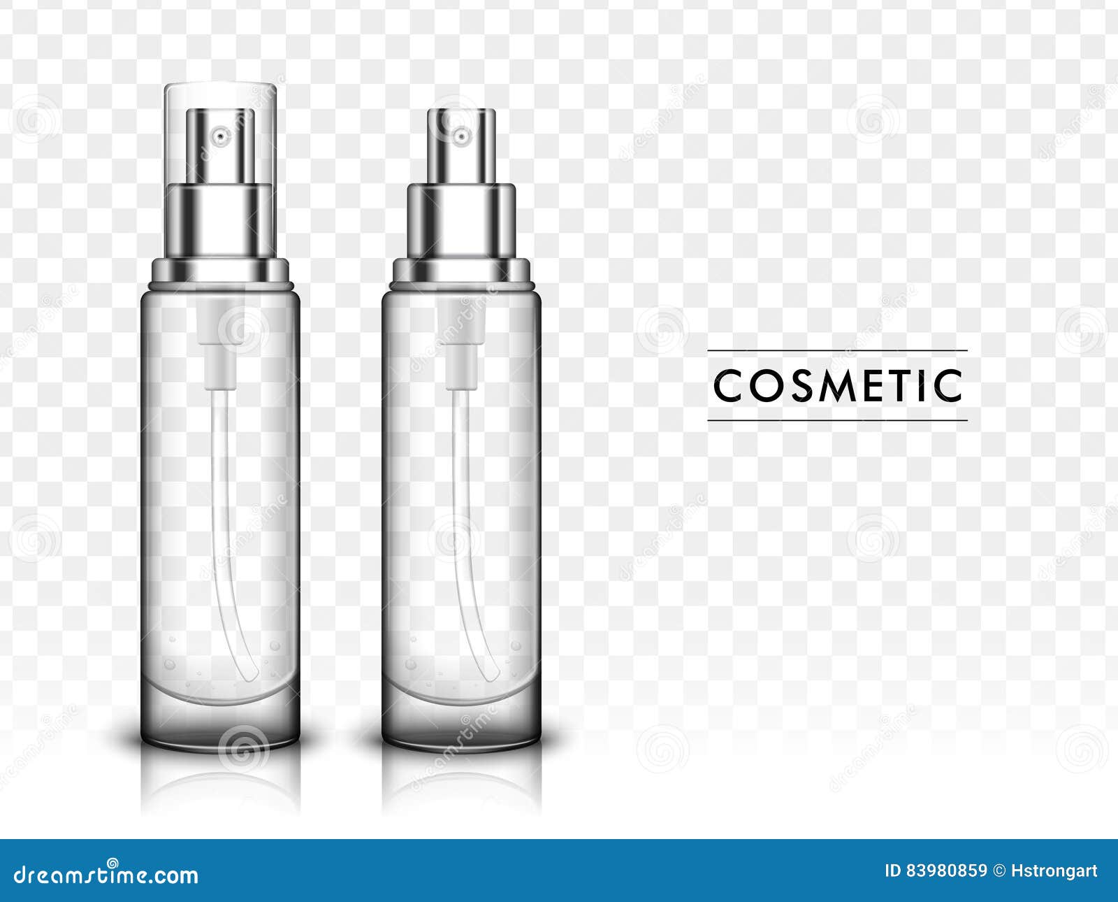 3D Illustration Cosmetic Template Stock Illustration - Illustration of ...