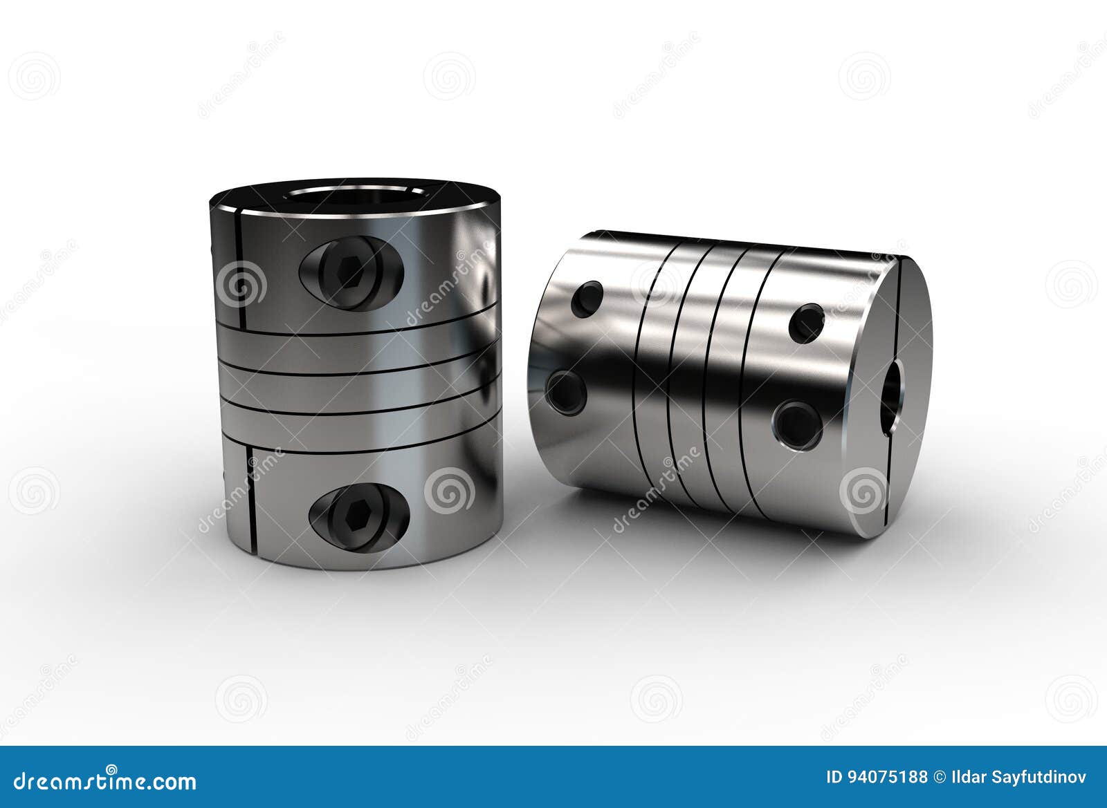 3d Illustration of Coupling Stock Illustration - Illustration of ...