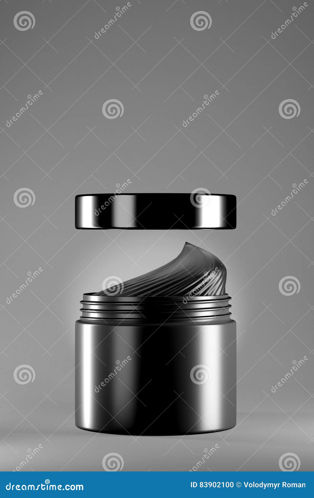 3d Illustration Cream Cosmetic Design Stock Illustration - Illustration ...