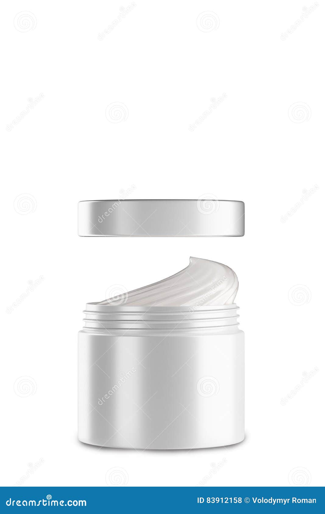 3d Illustration Cream Cosmetic Design Stock Illustration - Illustration ...