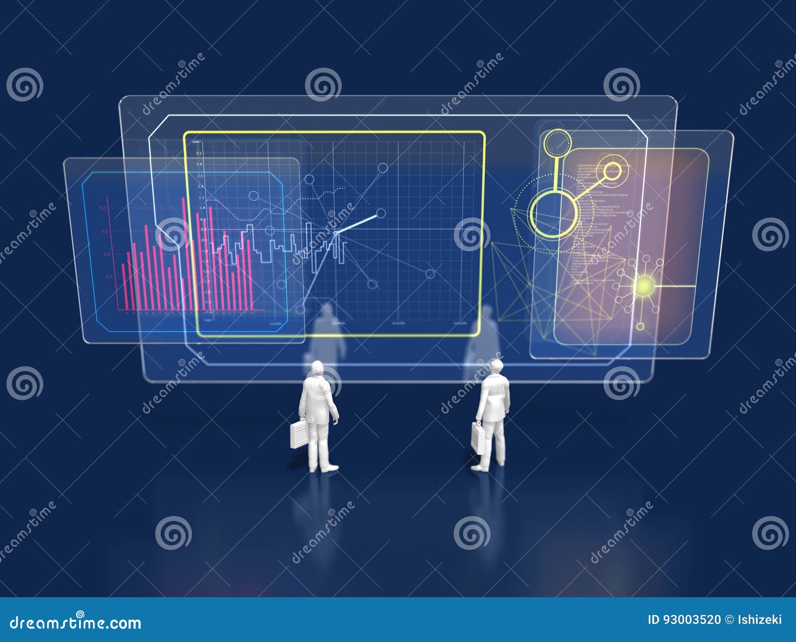 3D Illustration of Current Situation Analysis Stock Illustration ...