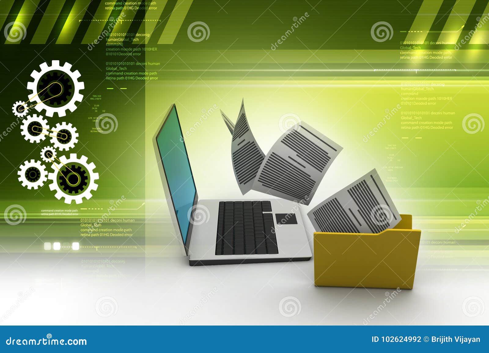 Data transferring stock illustration. Illustration of page - 102624992
