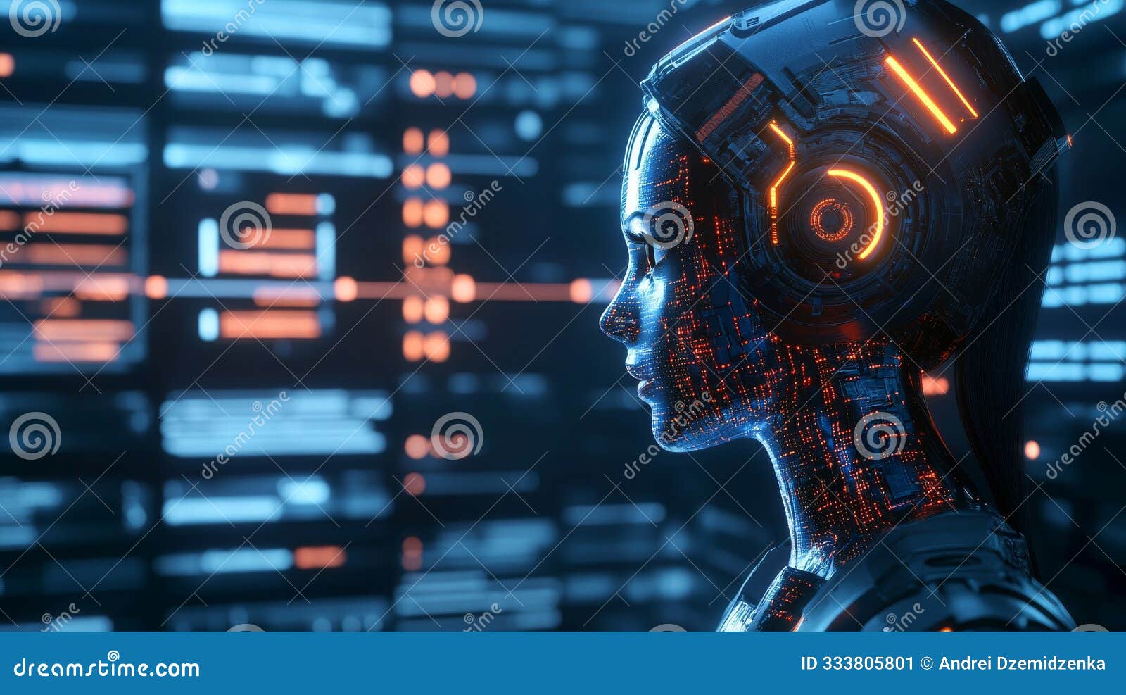 3D Illustration of Deep Learning and Cloud Computing Using Big Data ...