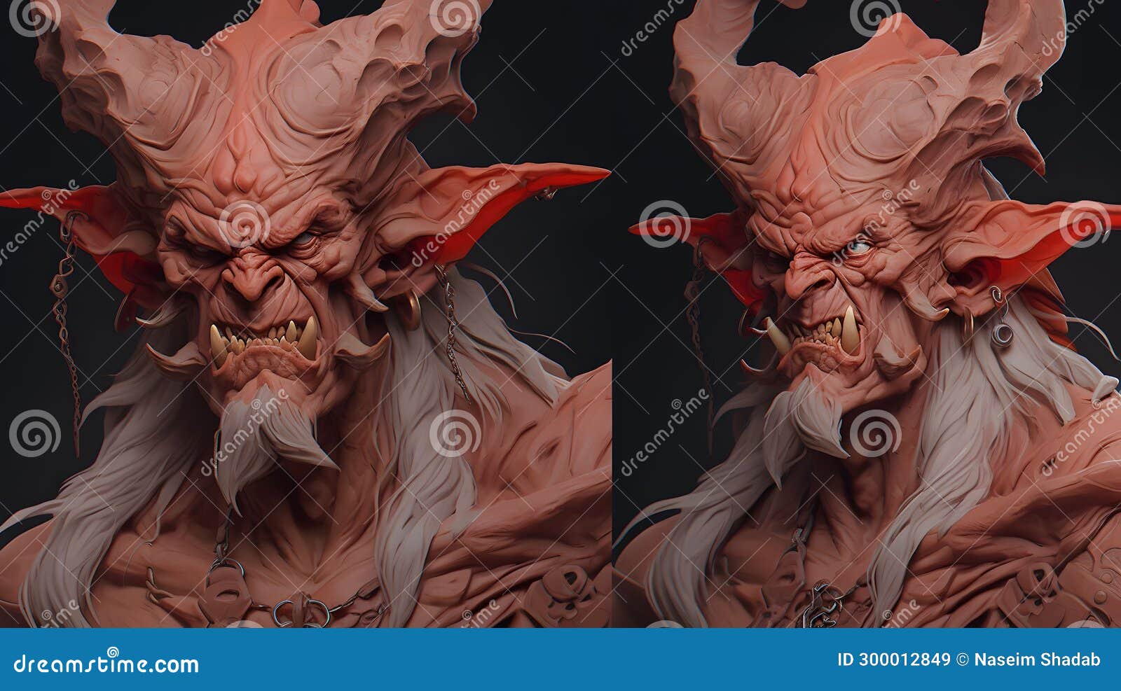 Devil King stock illustration. Illustration of comics - 300012849