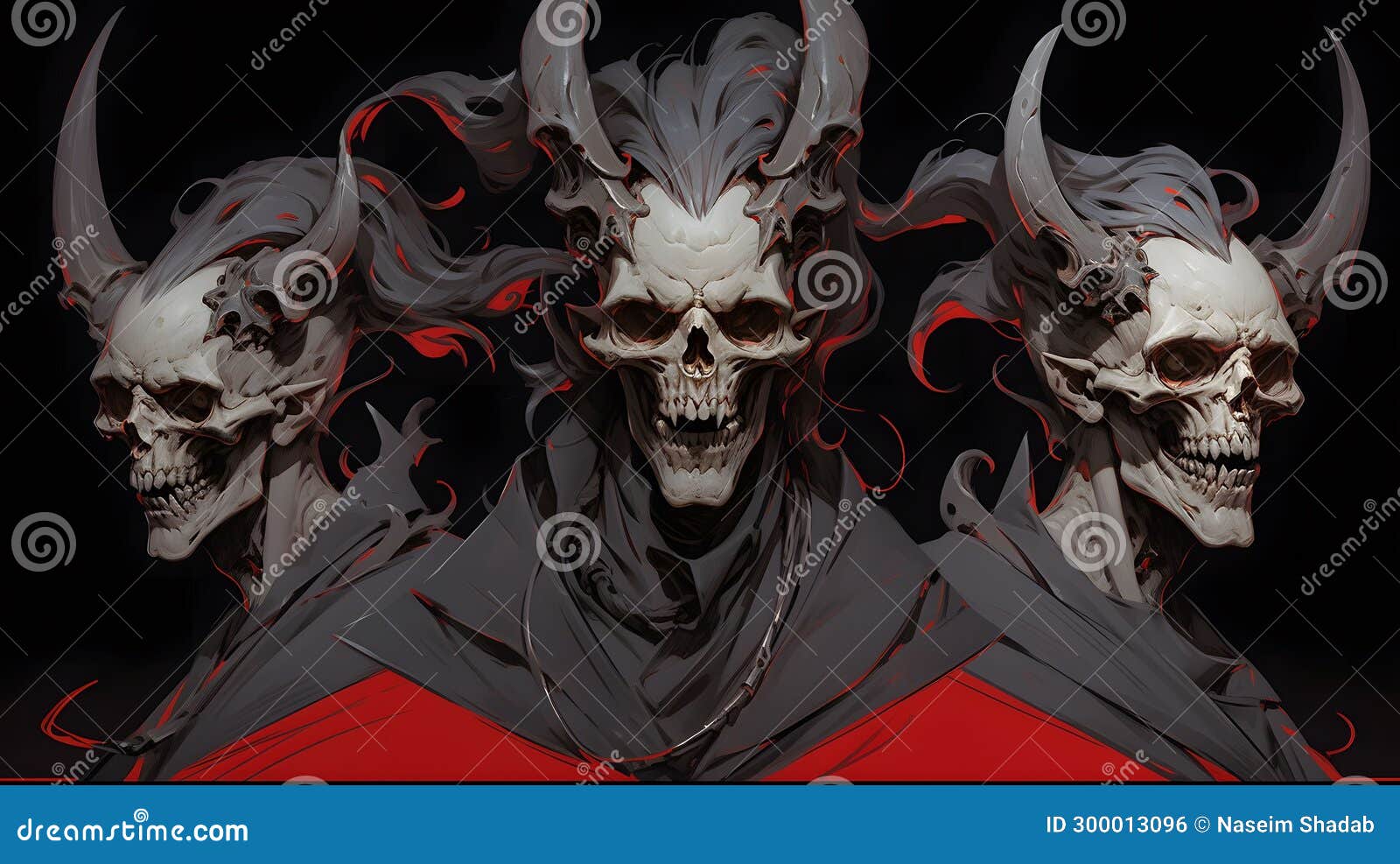 Devil King stock illustration. Illustration of reaper - 300013096
