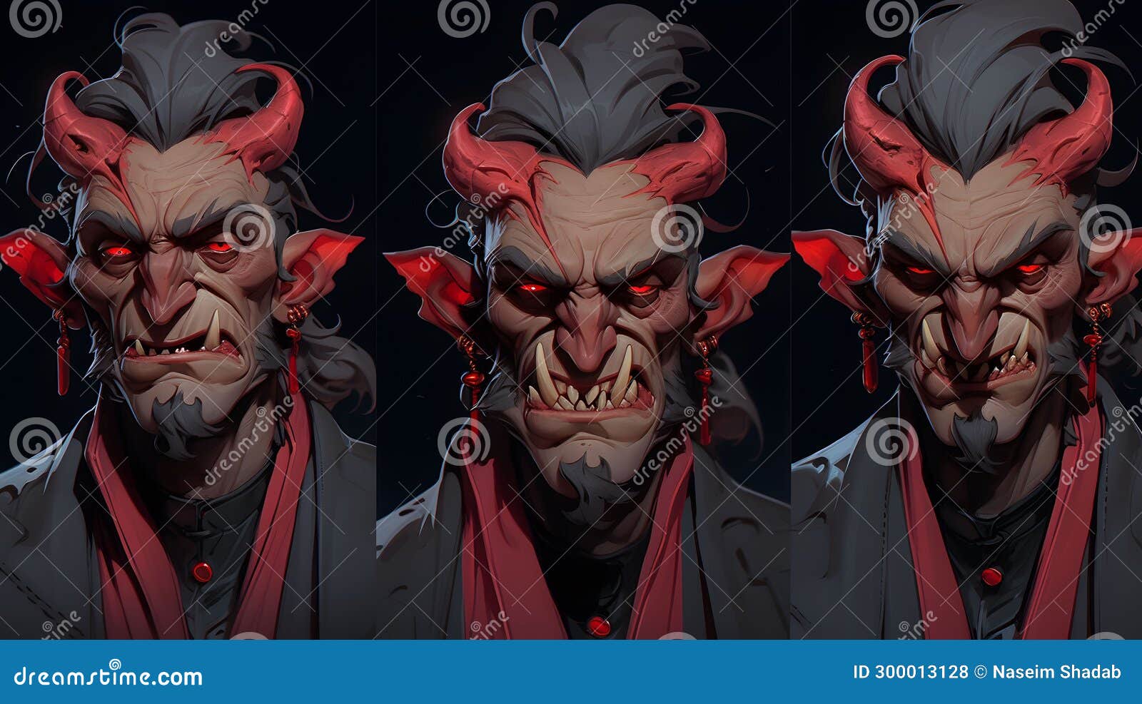 Devil King stock illustration. Illustration of book - 300013128
