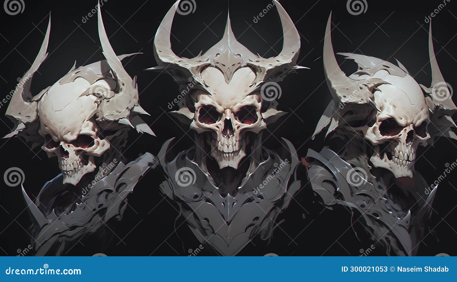Devil King stock image. Image of cartoon, demon, grim - 300021053