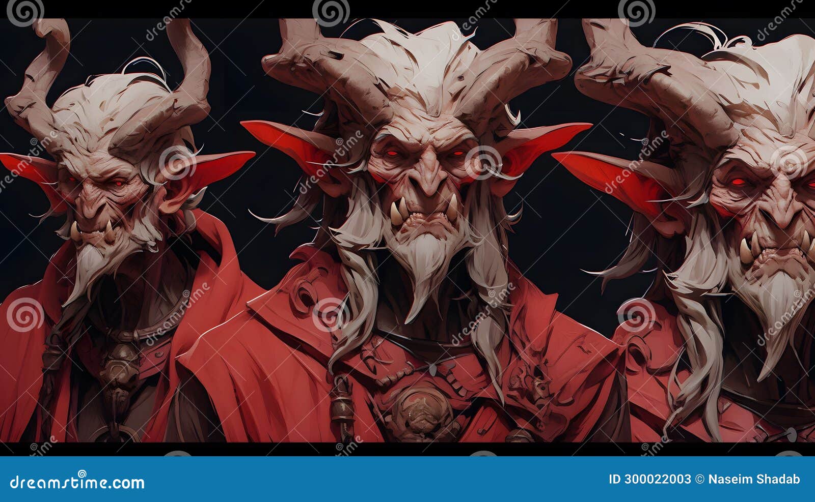 Devil King stock illustration. Illustration of person - 300022003