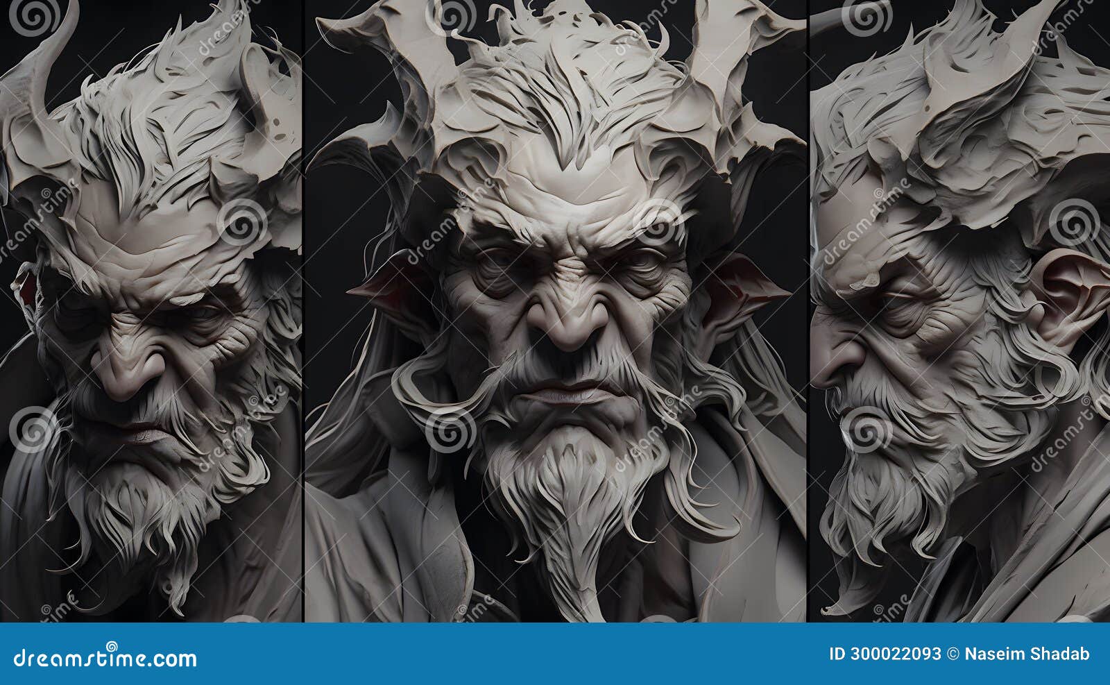 Devil King stock illustration. Illustration of cartoon - 300022093