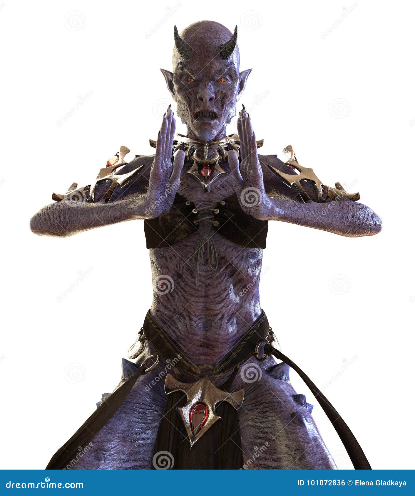 Demon Woman Warrior Set. Three Succubus Berserk. Strong Female Devil ...