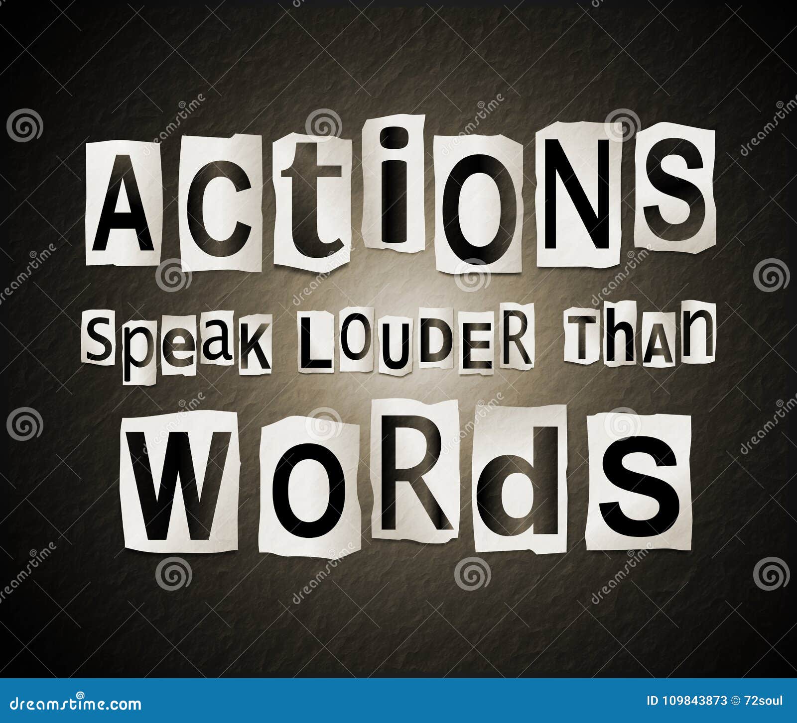 Actions Speak Louder Than Words Illustration | CartoonDealer.com #116046874 Actions Speak Louder Than Words Illustration | CartoonDealer.com #116046874