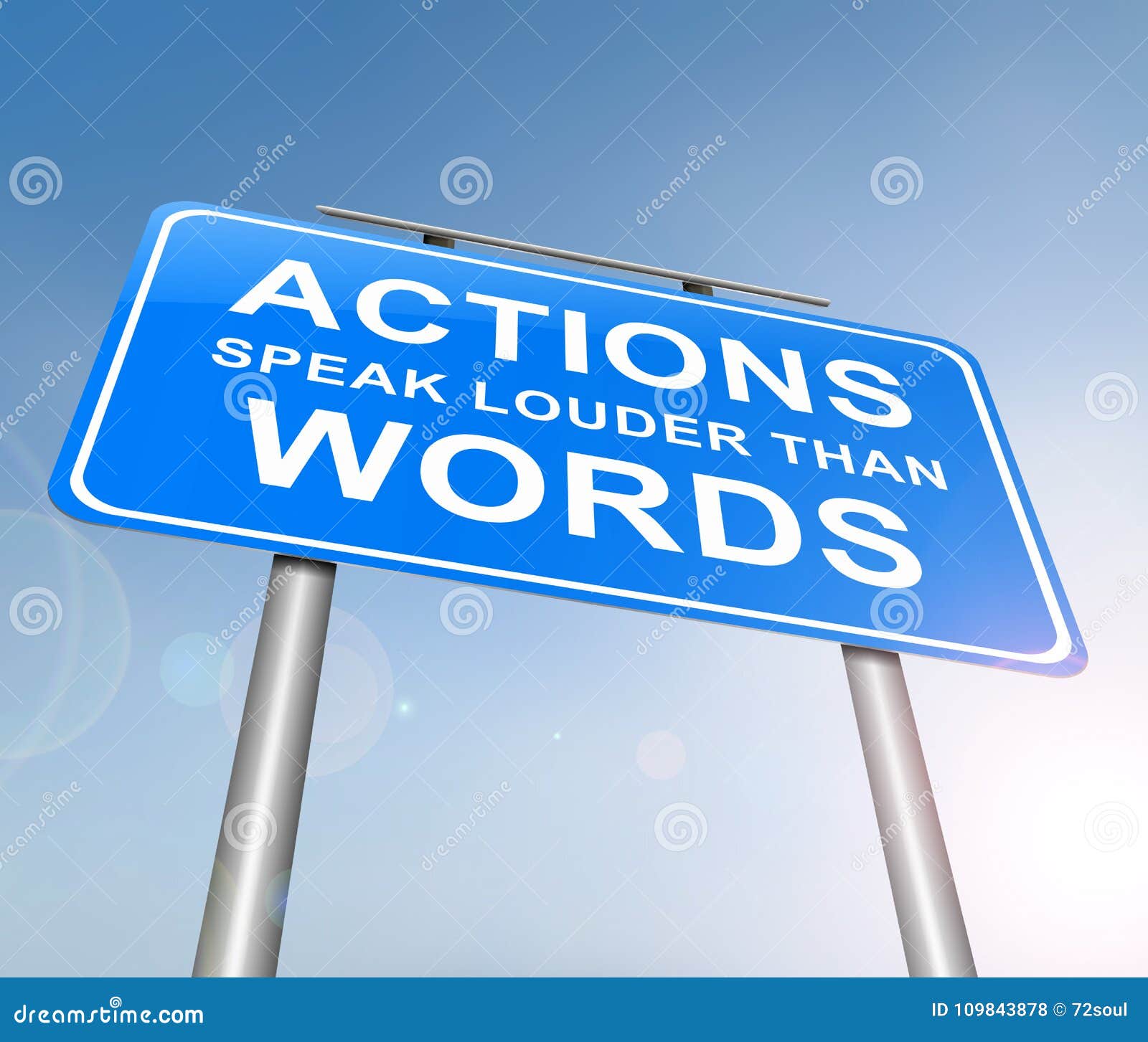 Actions Speak Louder Than Words. Stock Illustration - Illustration of ... Actions Speak Louder Than Words. Stock Illustration - Illustration of ...
