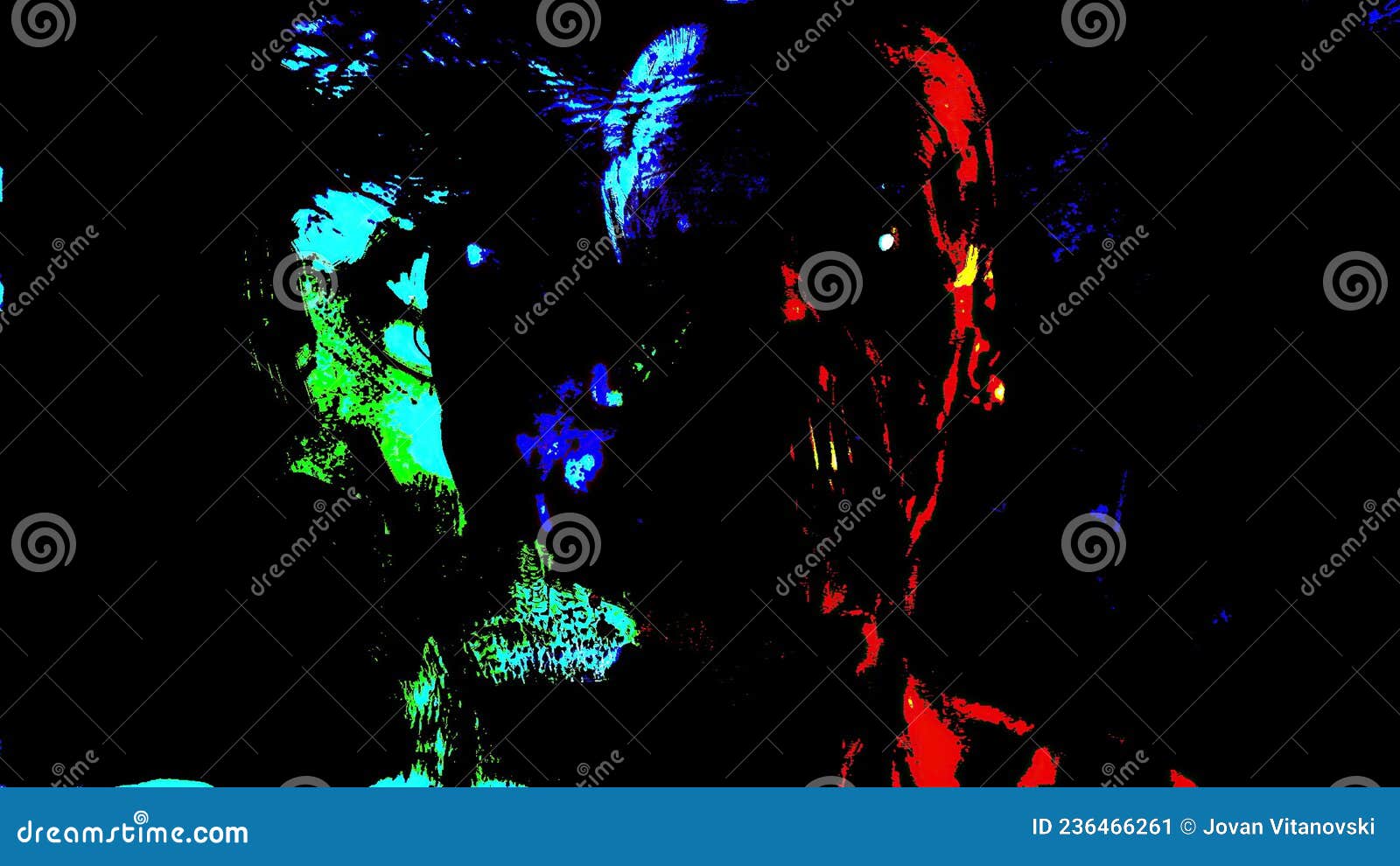 Devilish Characters and Monsters Stock Illustration - Illustration of ...