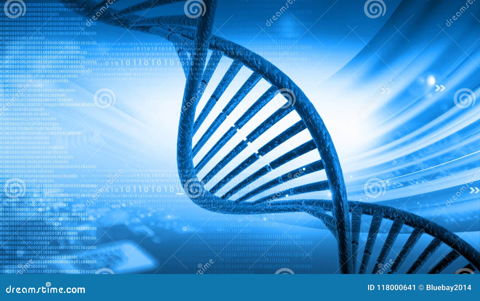 DNA molecules stock illustration. Illustration of molecules - 118000641