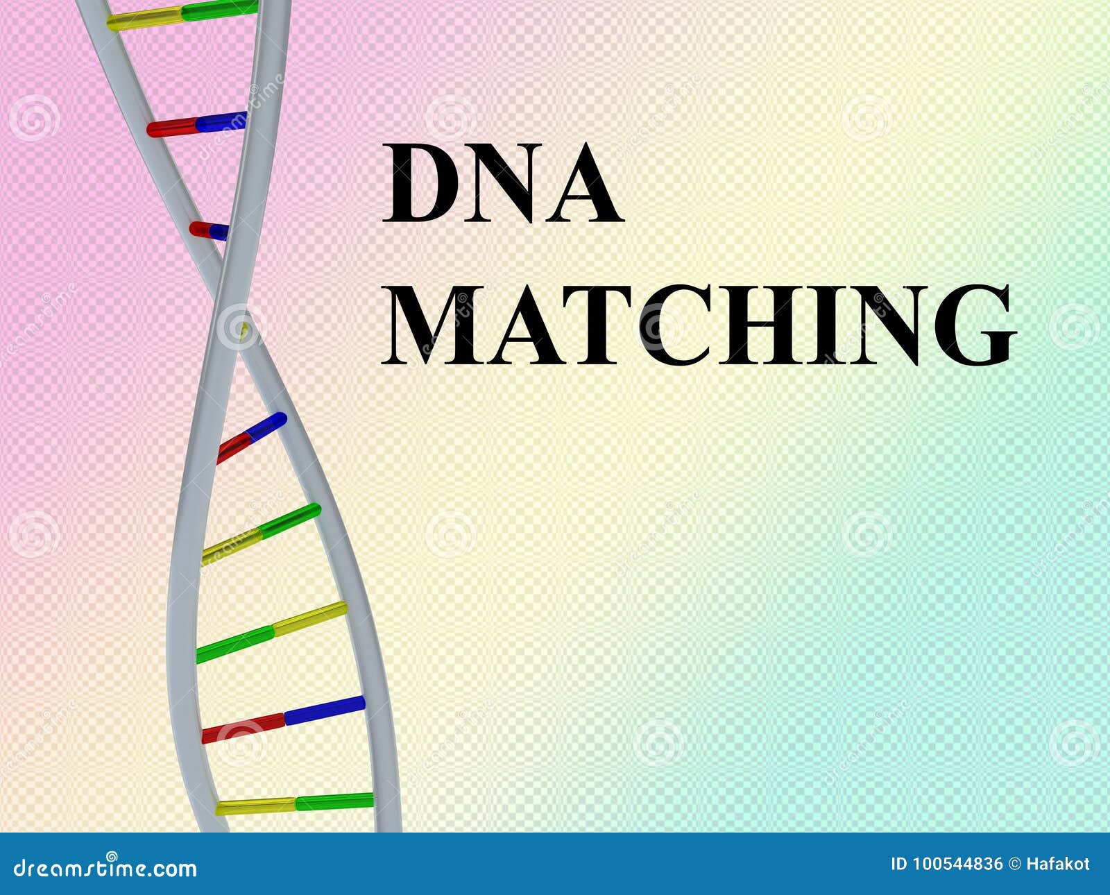 DNA Matching - Genetic Concept Stock Illustration - Illustration of ...