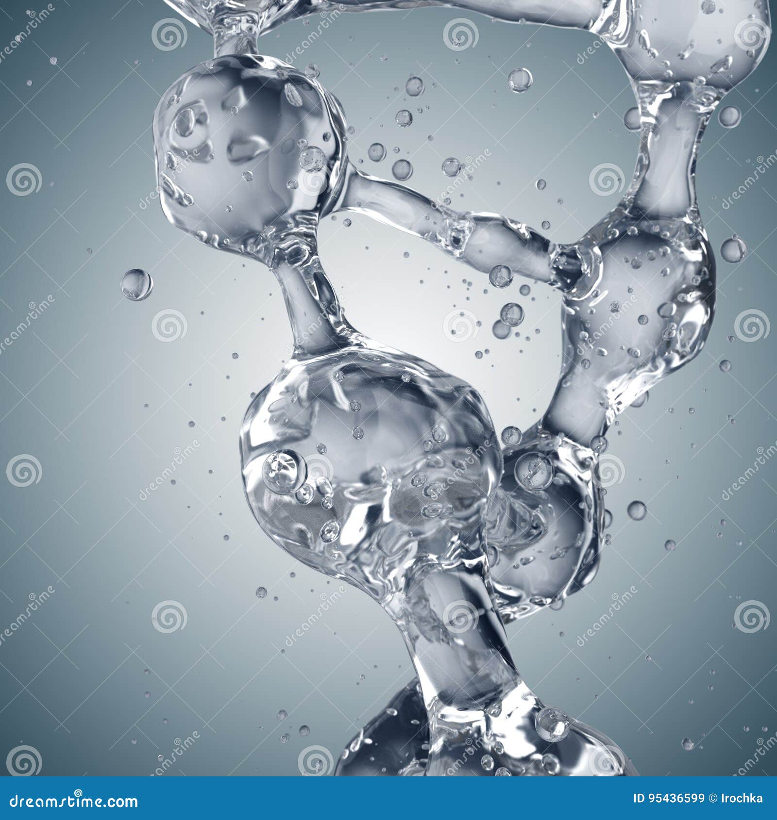 Microscopic Water Molecules