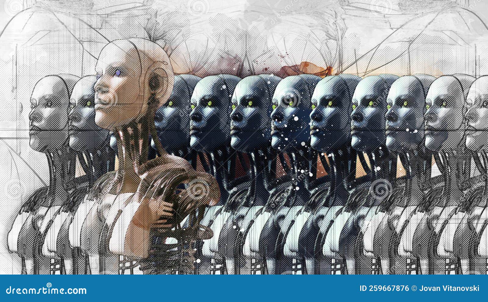 Drawings Sketch of Futuristic Science Fiction Scene Stock Illustration ... Drawings Sketch of Futuristic Science Fiction Scene Stock Illustration ...