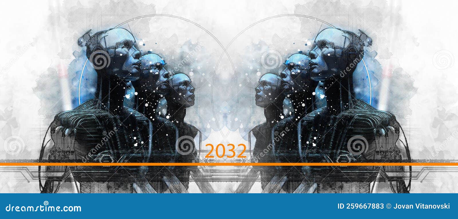 Drawings Sketch of Futuristic Science Fiction Scene Stock Illustration ... Drawings Sketch of Futuristic Science Fiction Scene Stock Illustration ...
