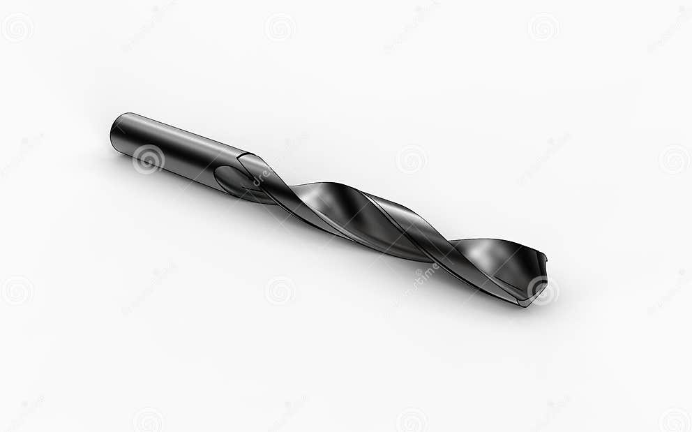 3d Illustration of Drill Bit Stock Illustration - Illustration of ...