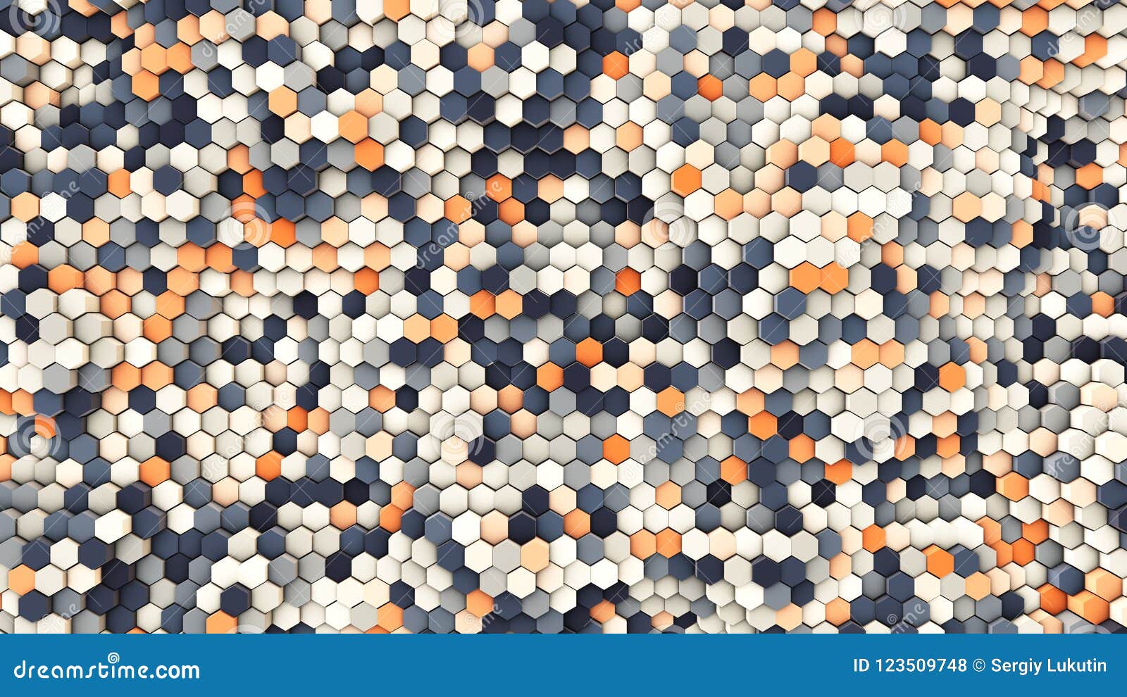 Dynamic Background from Hexagonal Pipes Stock Illustration ...