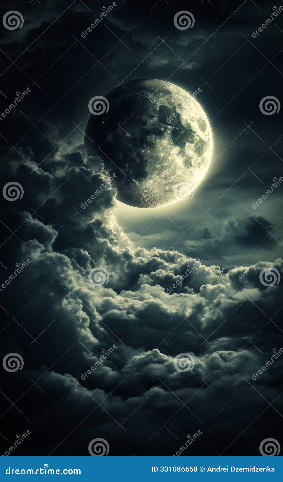 3D Illustration of Earth in 5K Vertical/portrait Format with Realistic ...