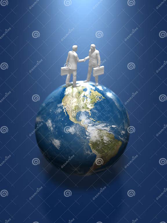 3D Illustration of the Earth. Stock Illustration - Illustration of ...