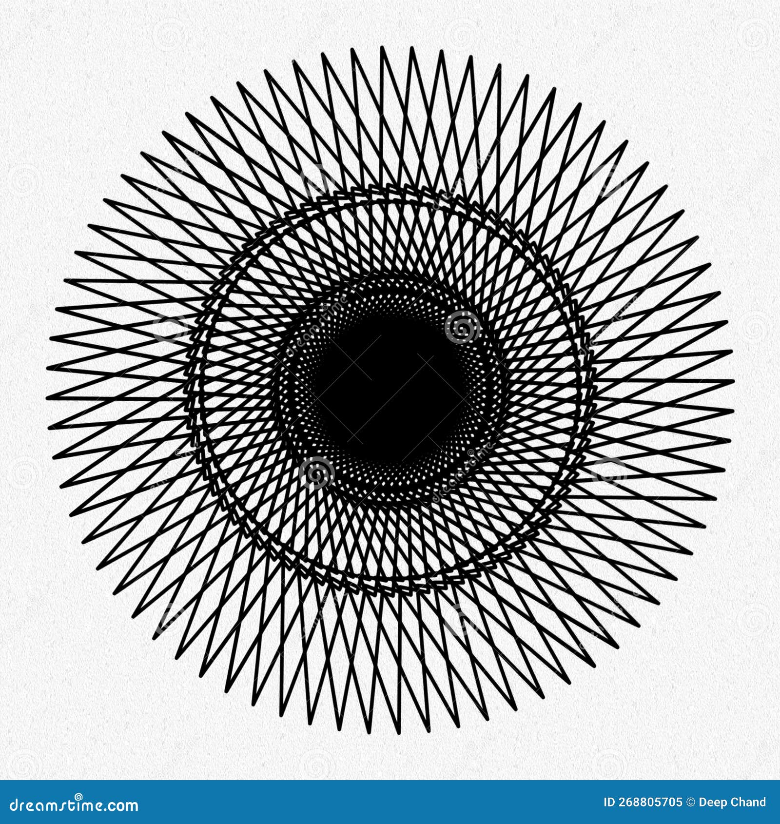 3D Illustration Edgy, Jagged Circular, Circle Element Isolated on White ...