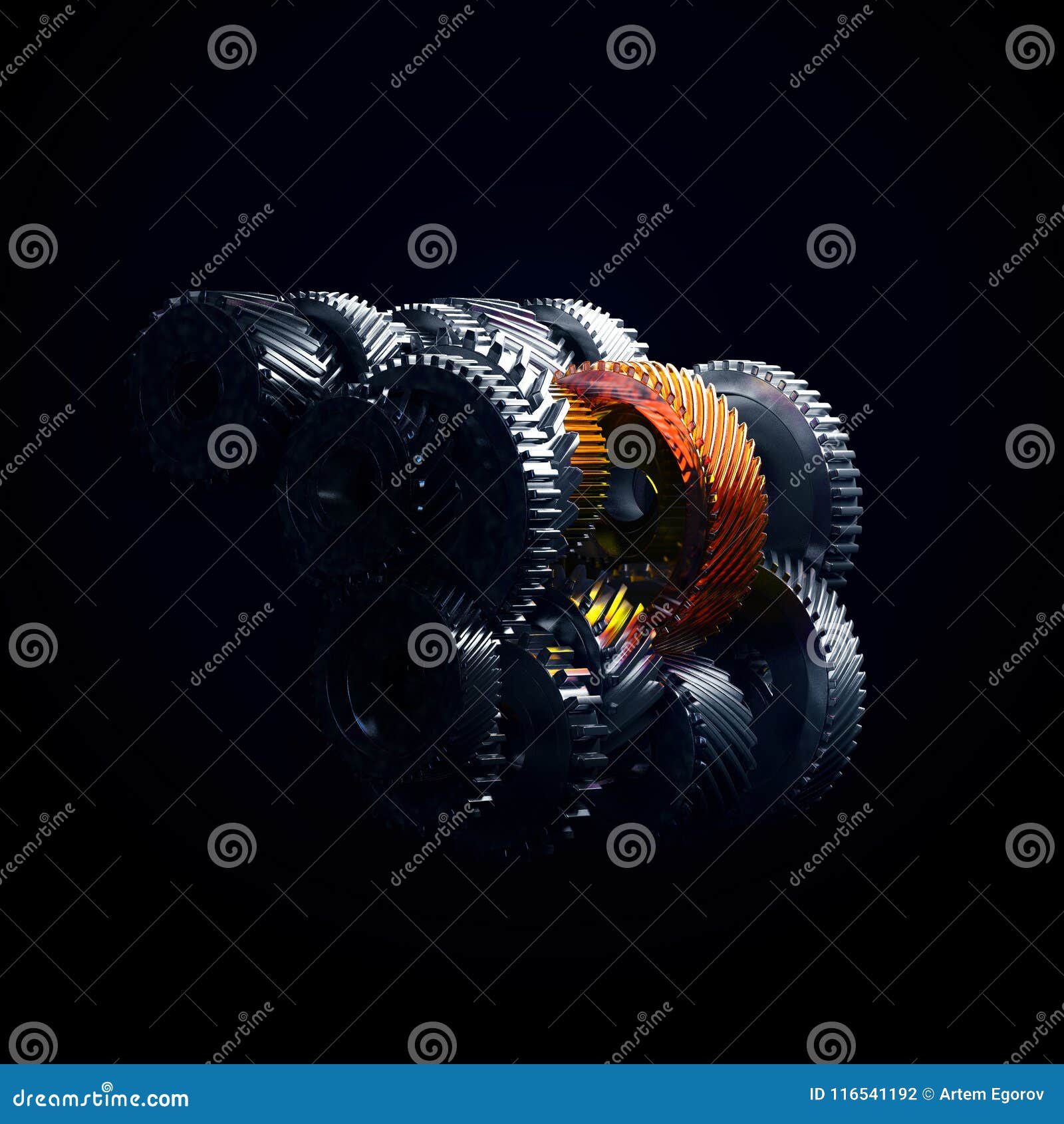 Engine Gear Cross-section Stock Photography | CartoonDealer.com #97347338