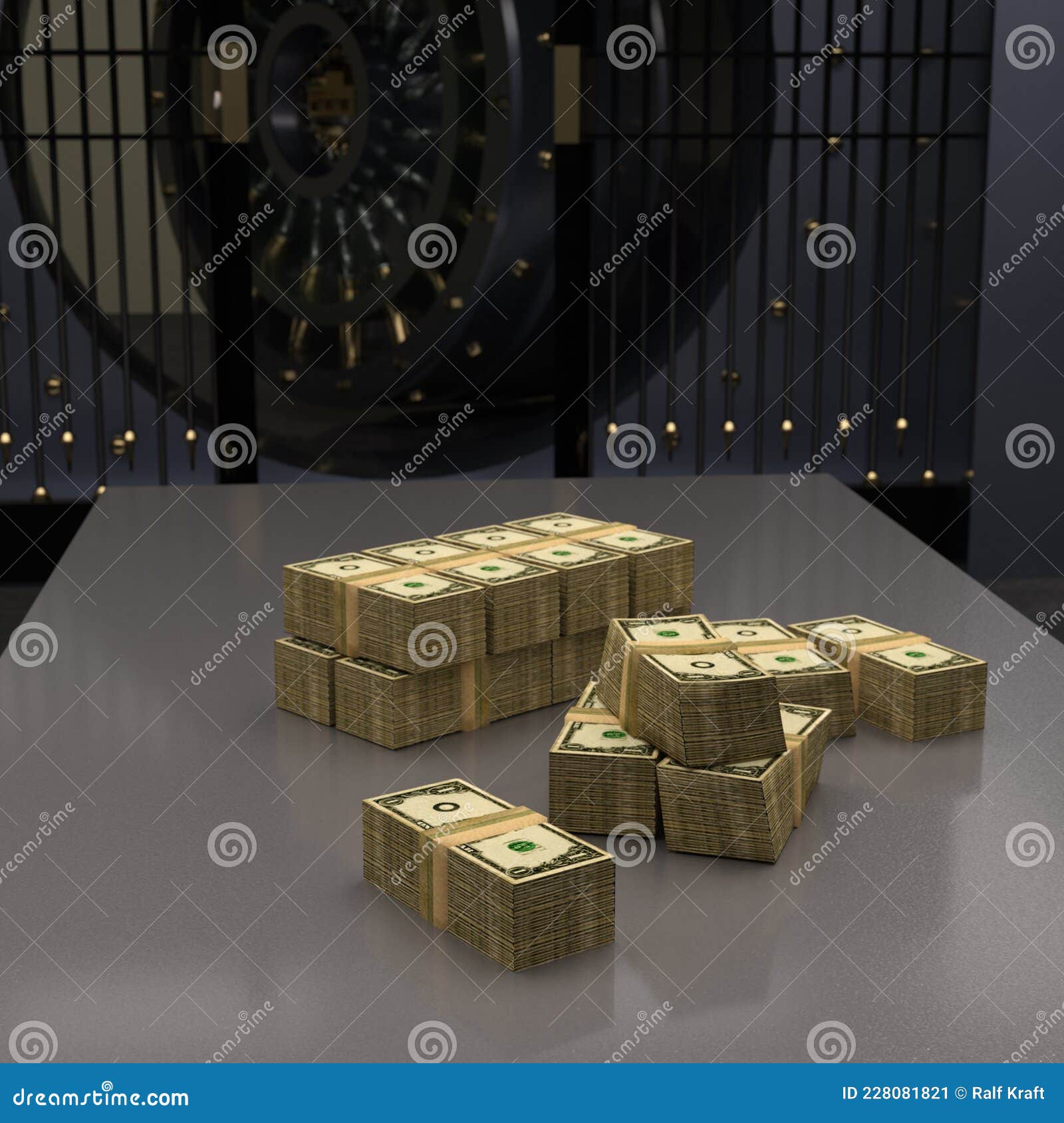 3D-illustration of an Engine Room in a Science Fiction Starship Stock ...